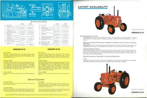 Nuffield Tractor 10/42 & 10/60 Brochure