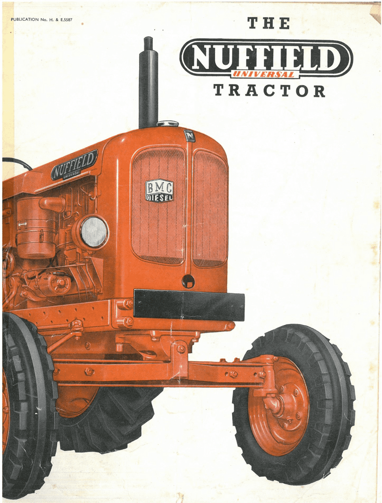 Nuffield Universal Tractor Diesel V O Petrol Versions Brochure