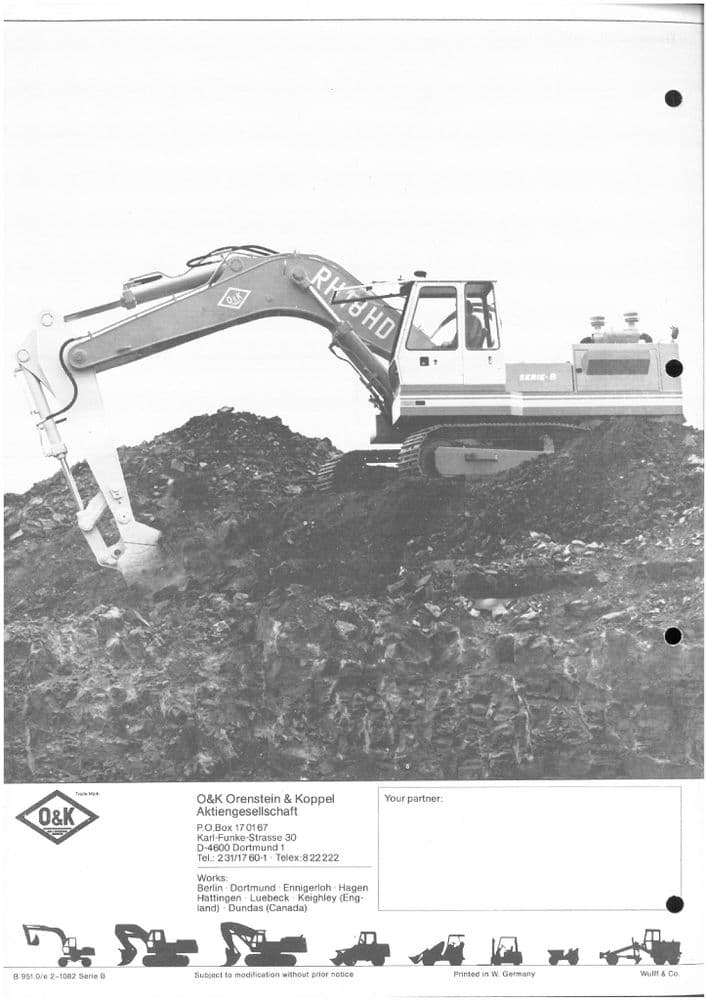 O&K Crane RH18 Brochure - RH 18