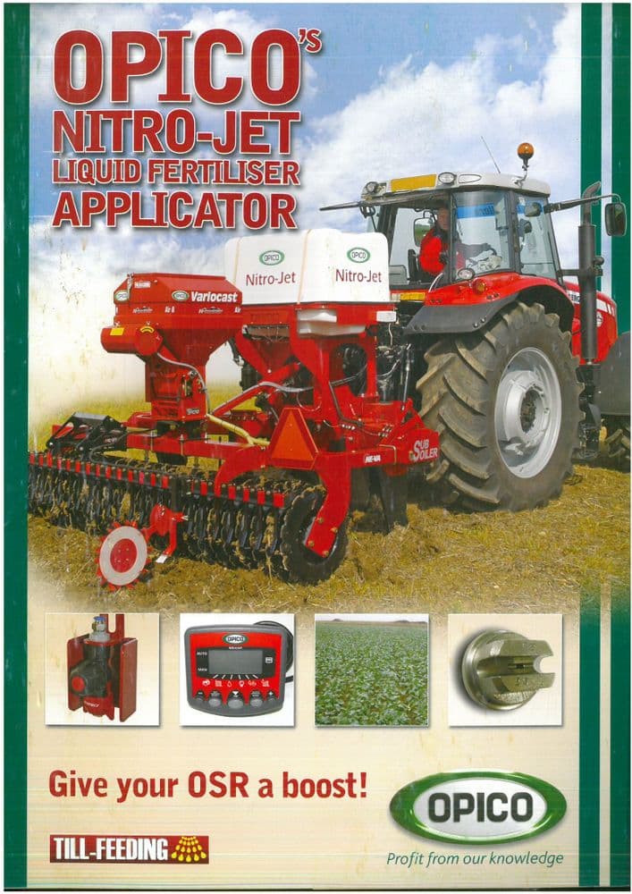 Opico Nitro-Jet Liquid Fertiliser Applicator Brochure