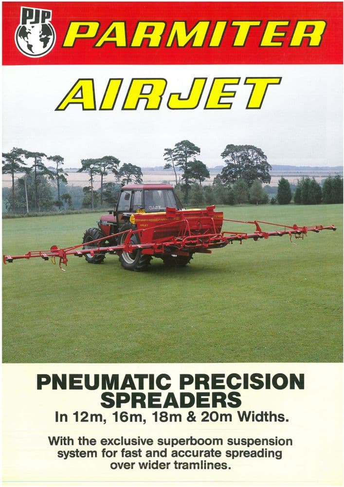 Parmiter Airjet Pneumatic Precision Spreaders 1 Series & 2 Series Brochure