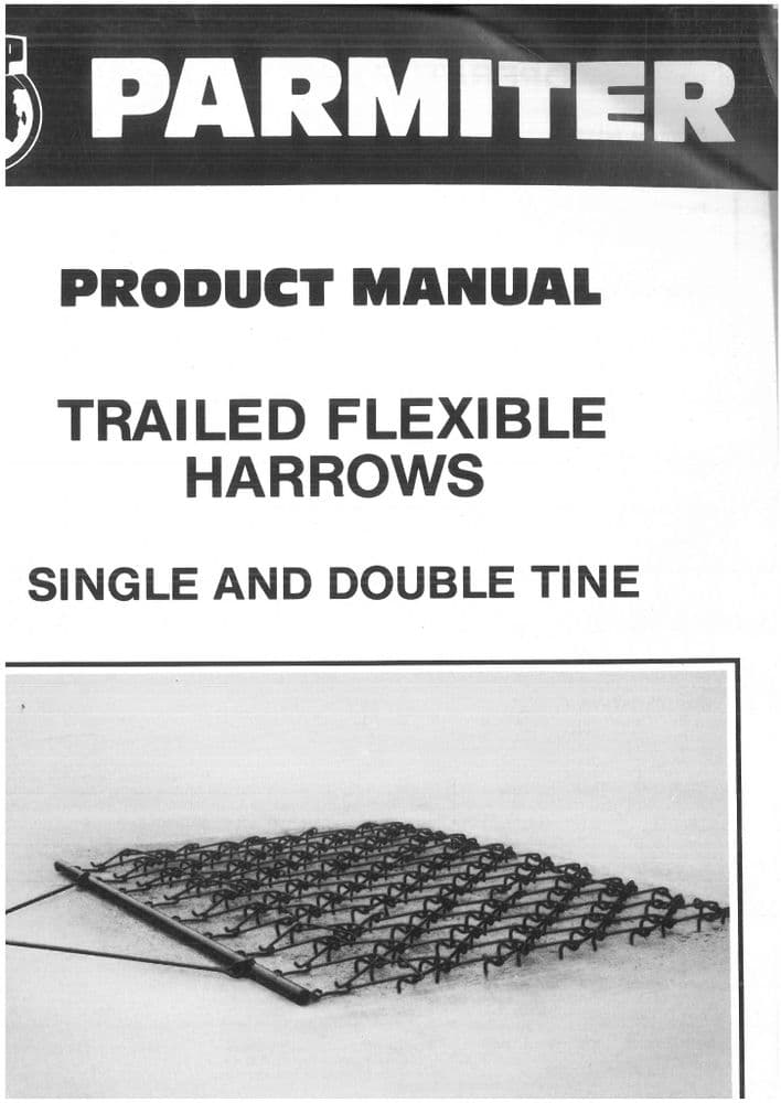 Parmiter Trailed Flexible Harrow Single And Double Tine Operators ...