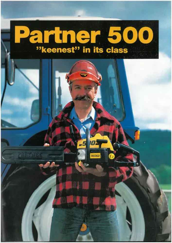Partner Chainsaws - Model 500 "Keenest In Its Class" Brochure