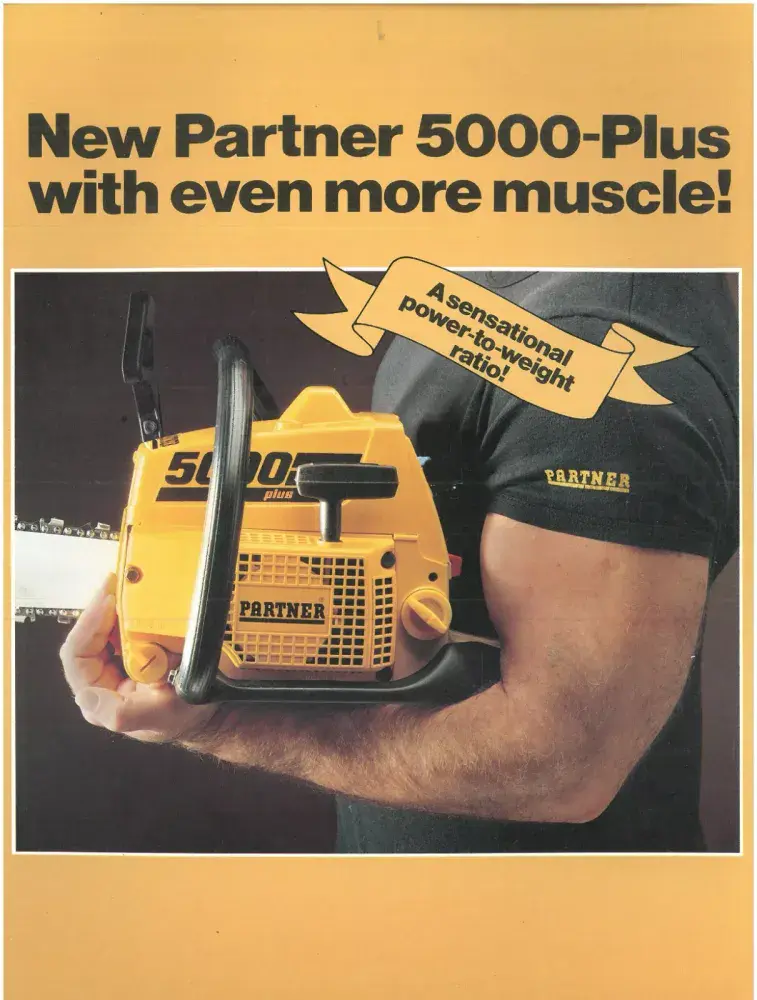 Partner Chainsaws - Model 5000 Plus Brochure