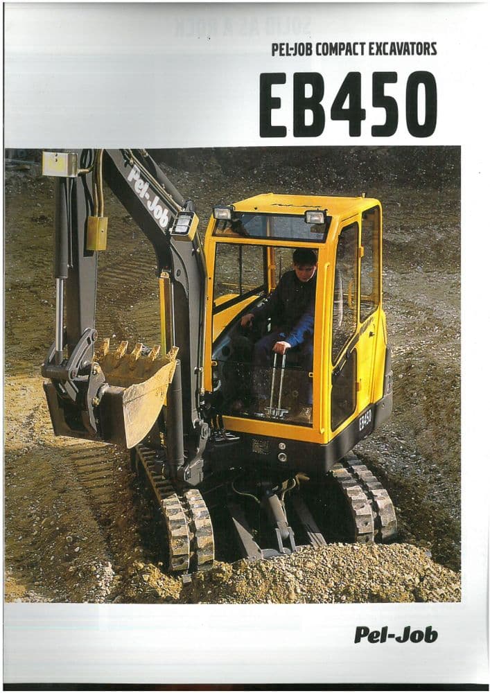 Pel-Job Compact Excavator Digger EB450 Brochure
