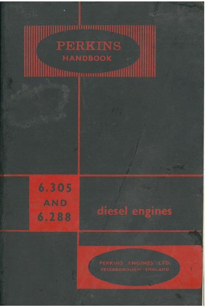 Perkins Diesel Engine 6 305 & 6 288 Operators Manual
