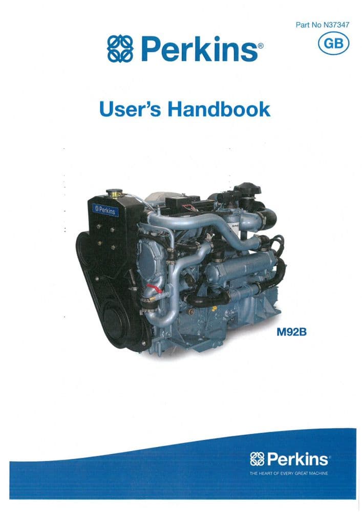 Perkins Diesel Engine M92B Operators Manual