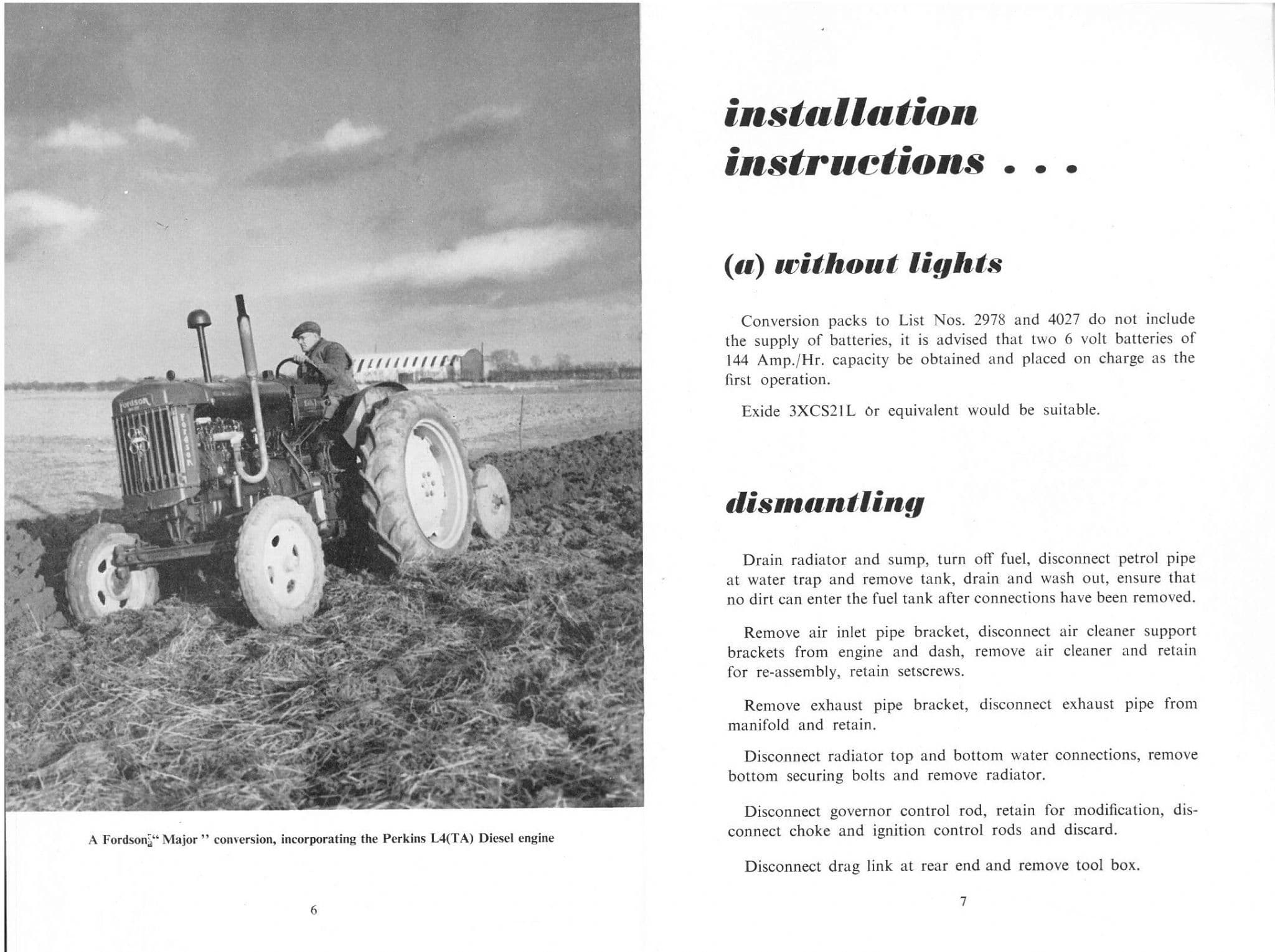 Perkins L4 TA Diesel Engine Conversion Packs for Installation in ...