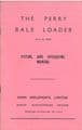 Perry Bale Loader Operators Manual - ORIGINAL