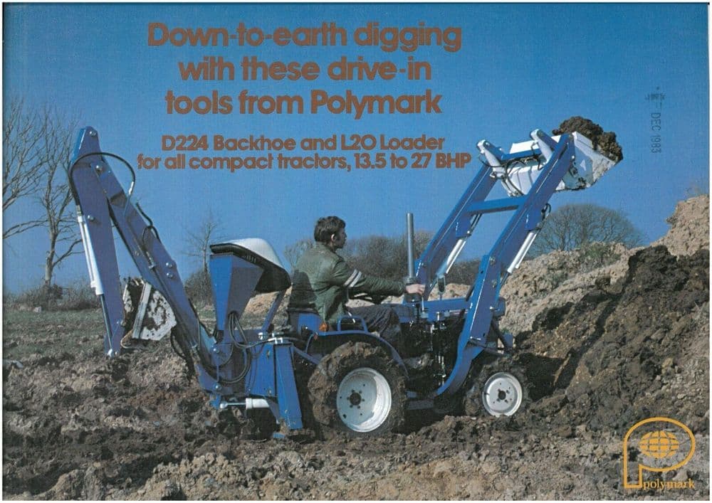 Polymark Loader L20 & Backhoe Digger Excavator D224 Brochure
