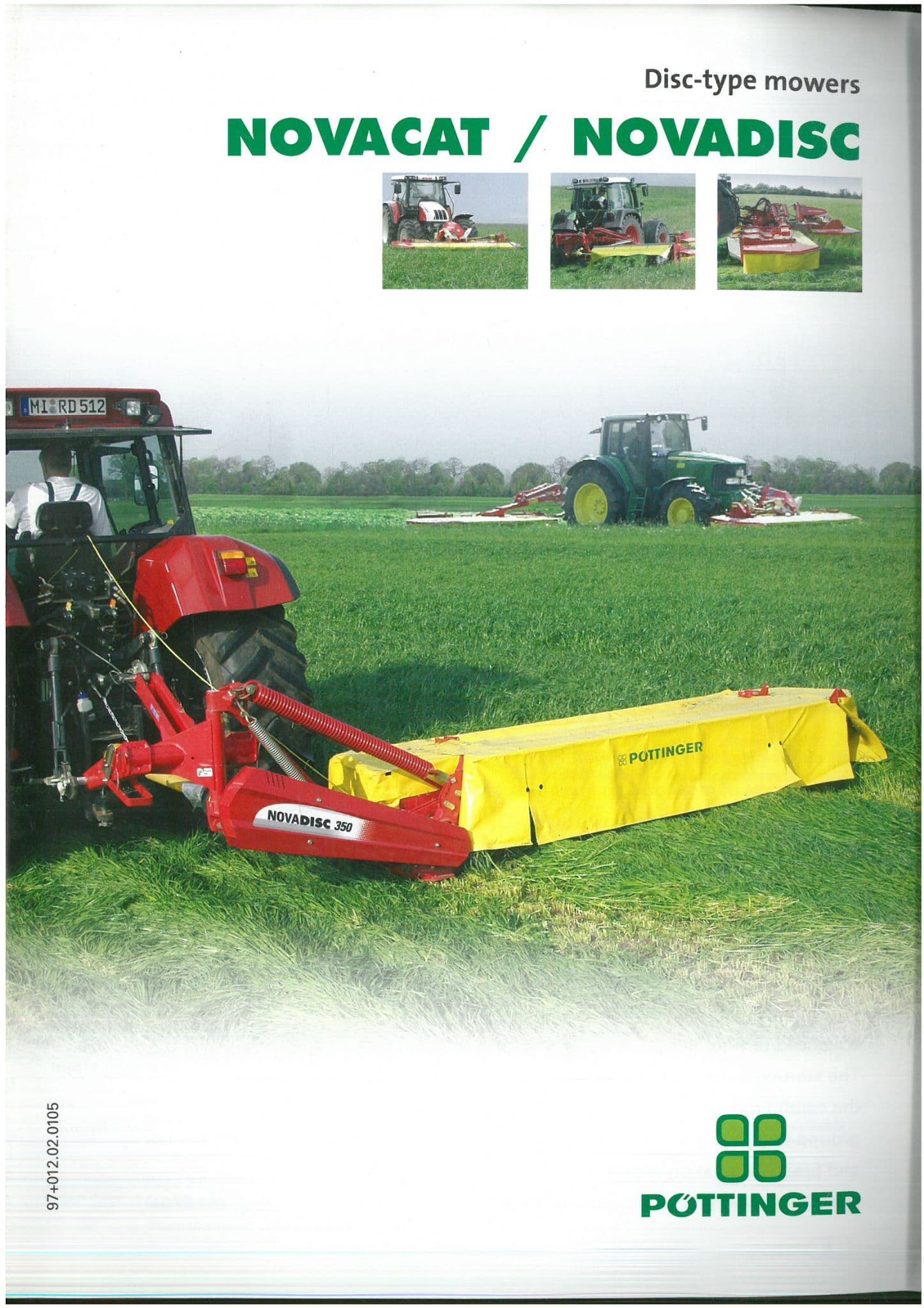Pottinger Novacat / Novadisc Disc Type Mower Brochure