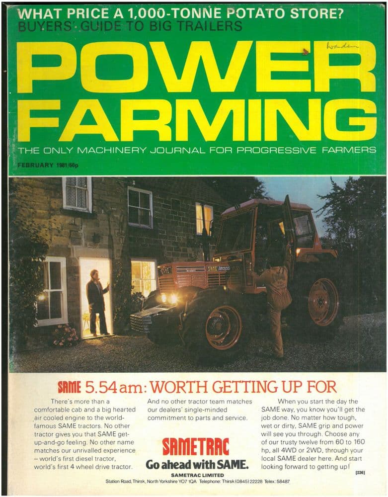 Power Farming Magazine - 1981 February