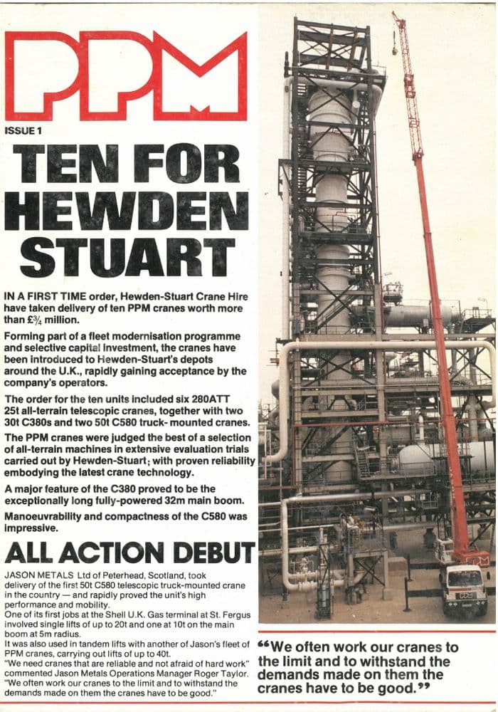 PPM Crane Magazine Brochure - Issue 1 2 & 3