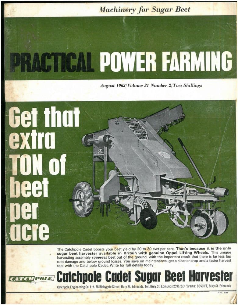 Practical Power Farming Magazine - 1963 August