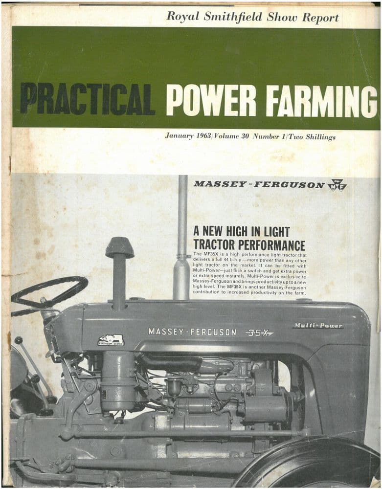 Practical Power Farming Magazine - 1963 January