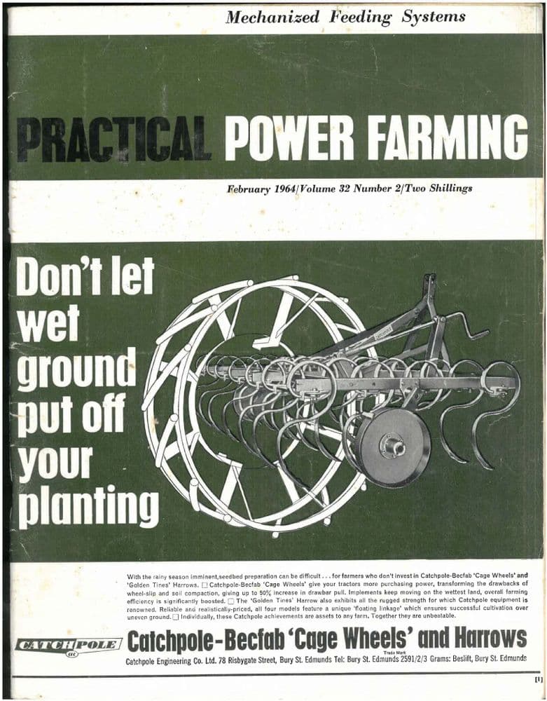 Practical Power Farming Magazine - 1964 February