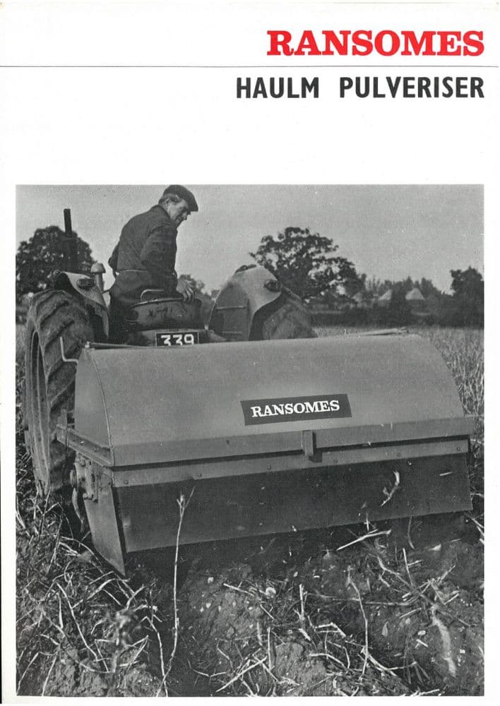 Ransomes Haulm Pulveriser Brochure