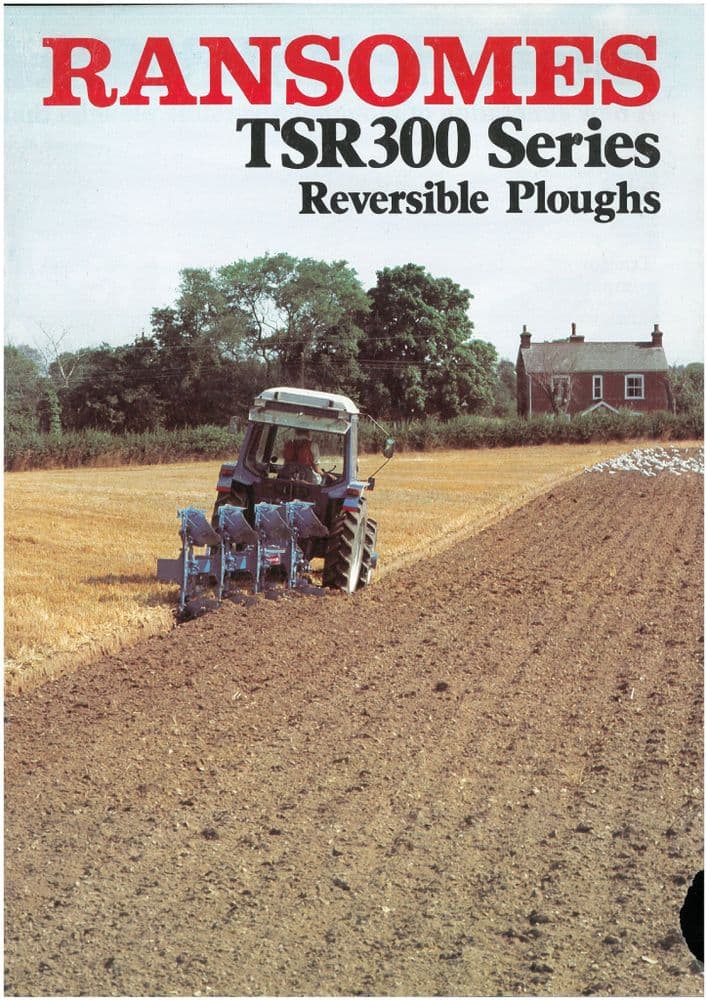Ransomes Reversible Plough TSR300 Series Brochure