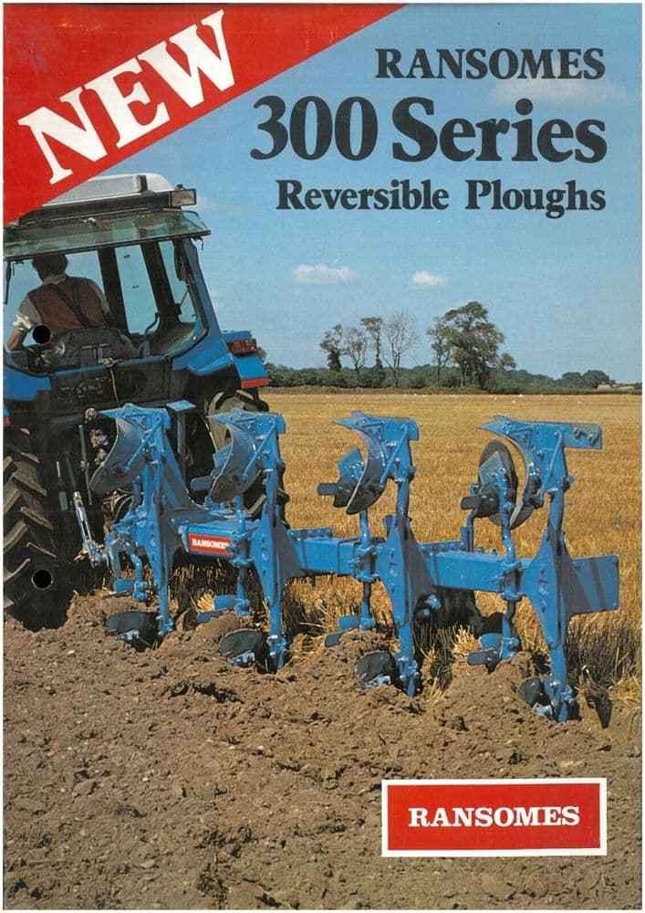 Ransomes Reversible Plough TSR300S TSR300HS TSR300D Brochure