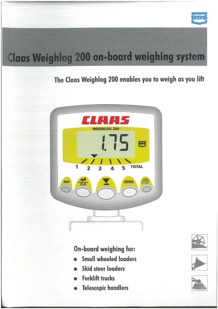 RDS Claas Weighlog 200 Brochure