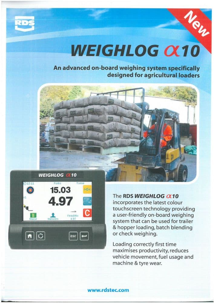 RDS Weighlog X10 Weighing System Brochure
