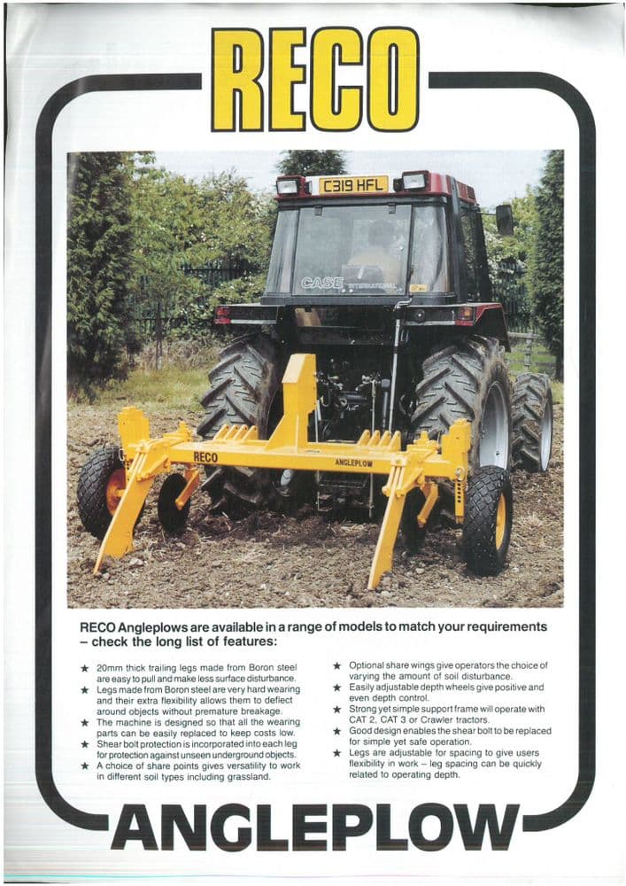 Reco Angleplow Brochure