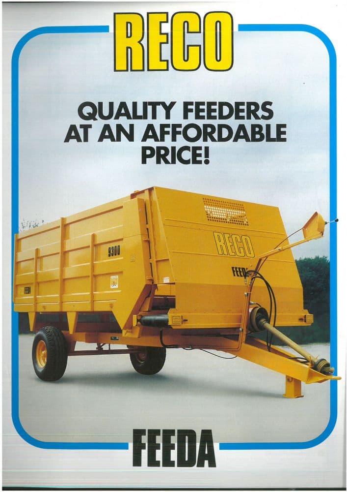 Reco Quality Feeders at an Affordable Price Brochure