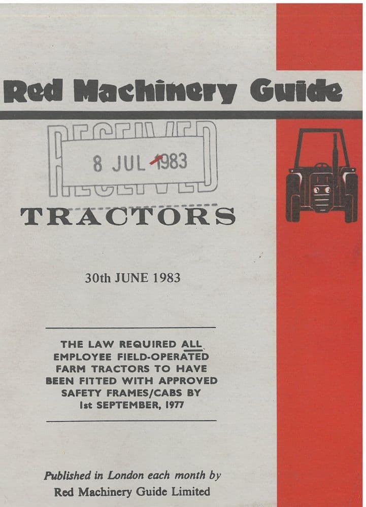 Red Machinery Guide - Tractor Prices 30th June 1983