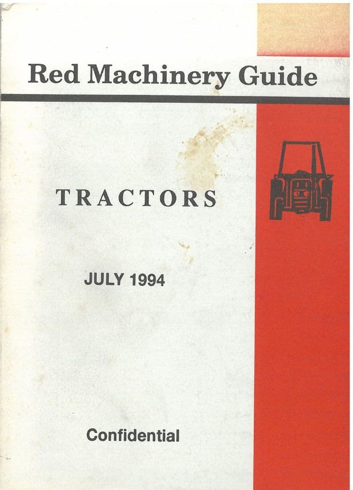 Red Machinery Guide - Tractor Prices July 1994
