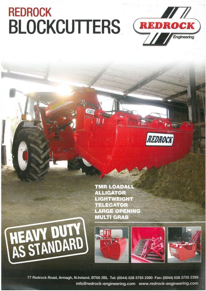 Redrock Blockcutters Heavy Duty as Standard Brochure