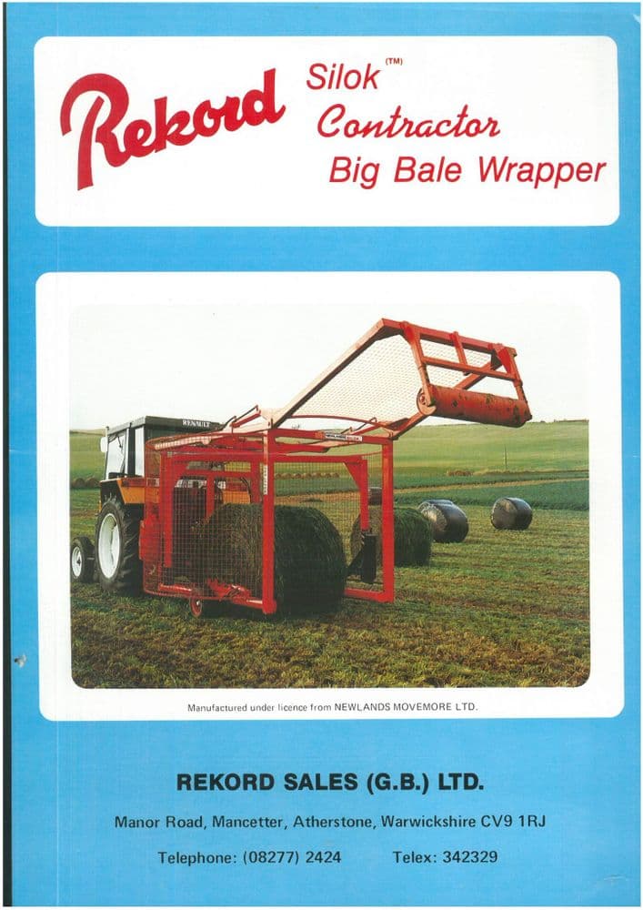 Rekord Big Bale Wrapper Brochure