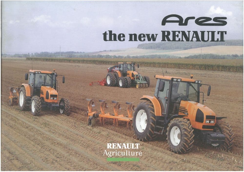 Renault Tractor Ares 540RX 550RX 610RX/RZ 620RX/RZ 630RX/RZ 640RZ Brochure