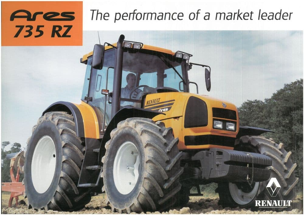 Renault Tractor Ares 735RZ Brochure - 735 RZ