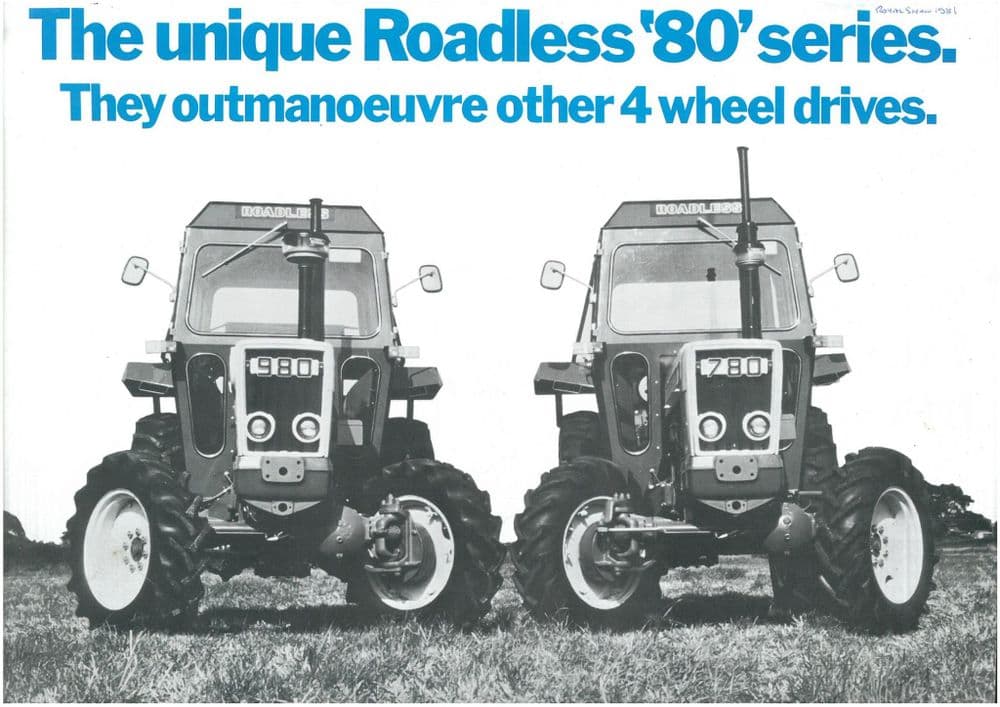 Roadless Tractor 780 & 980 Brochure