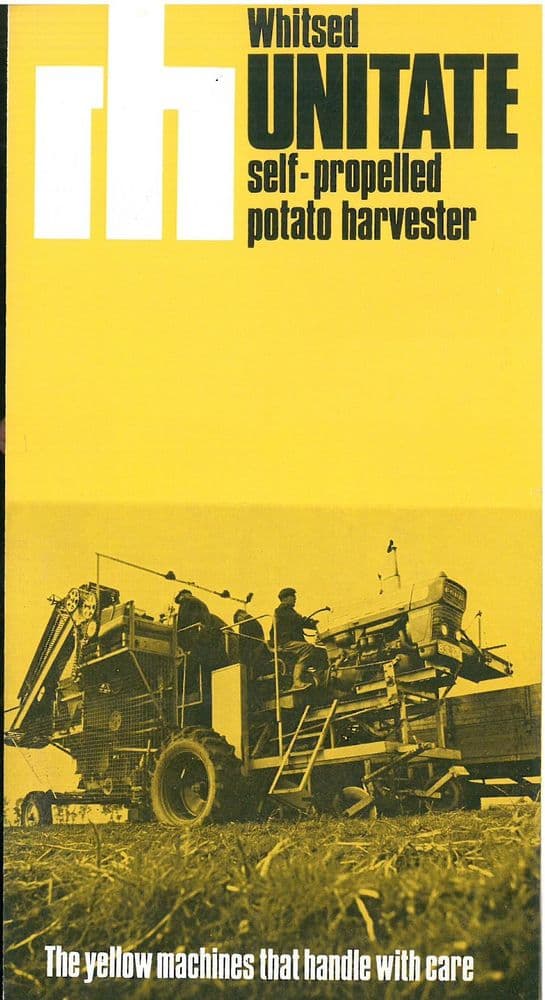 Root Harvester RH Whitsed Unitate Self Propelled Potato Harvester Brochure