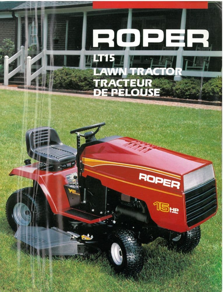 Roper Lawn Tractor LT15 Brochure