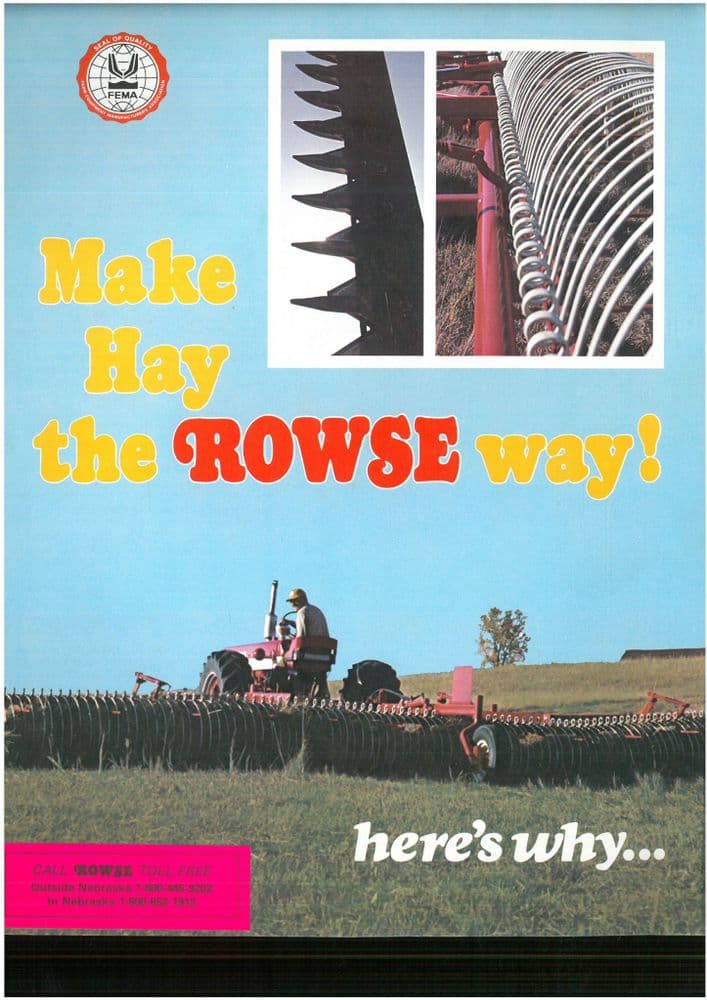 Rowse "Make Hay the Rowse Way" Brochure