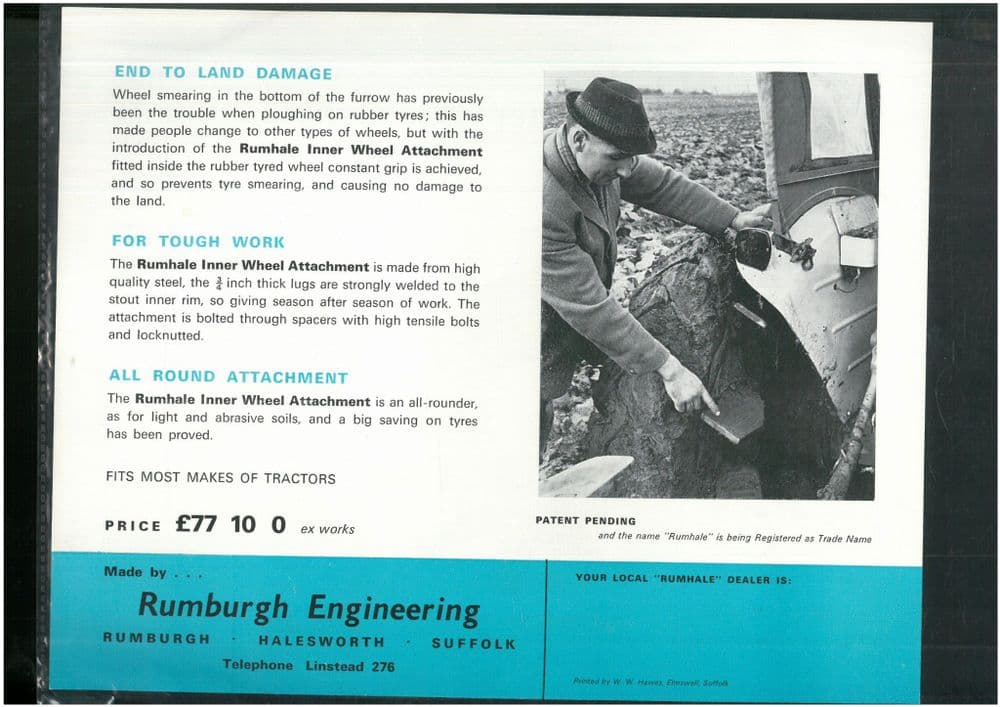 Rumburgh Engineering Inner Wheel Attachments Brochure