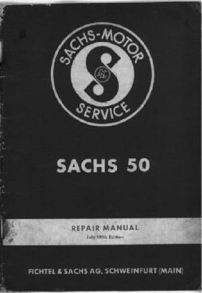 Sachs Engine 50 Workshop Service Manual