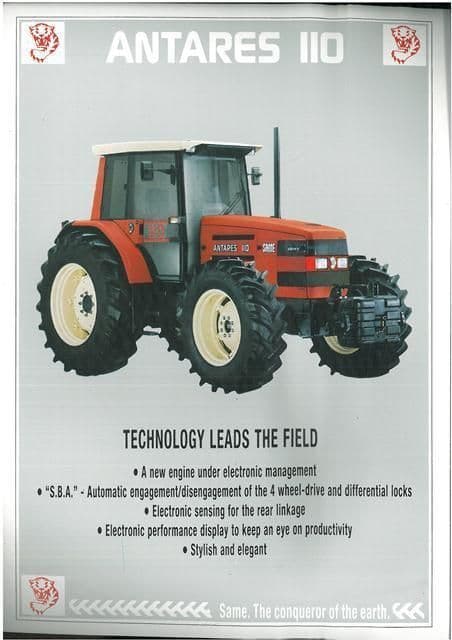 SAME TRACTOR ANTARES 110 BROCHURE