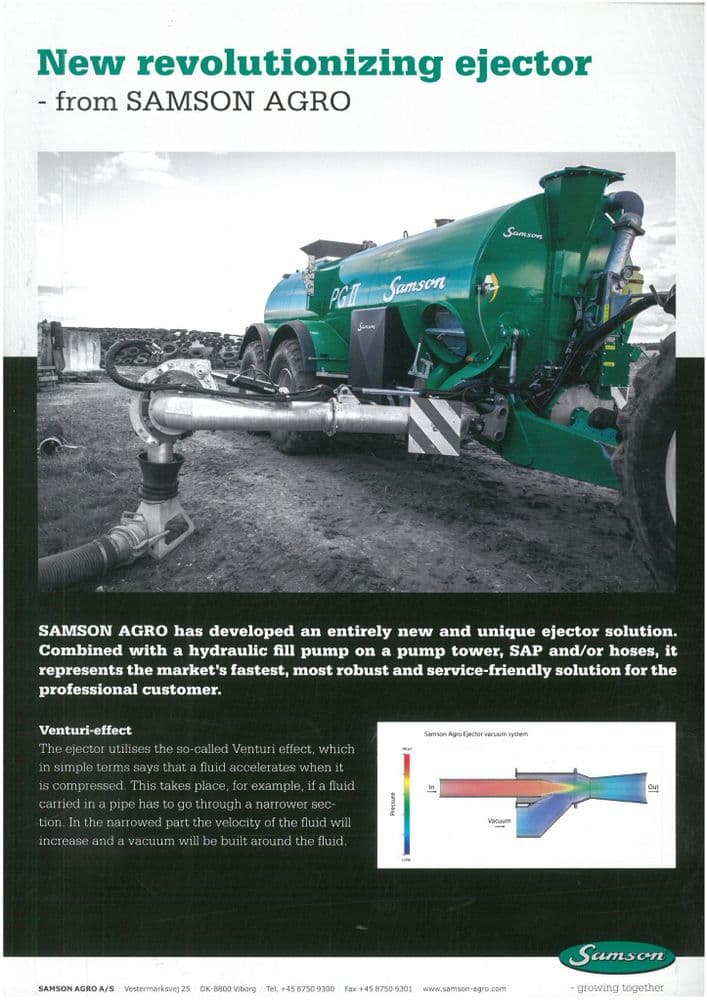 Samson Agro - New revolutionizing ejector - Brochure