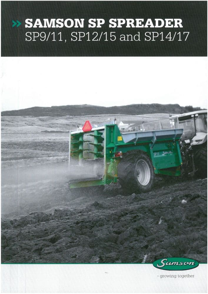 Samson SP Spreader SP0/11 - SP12/15 - SP14/17 Brochure