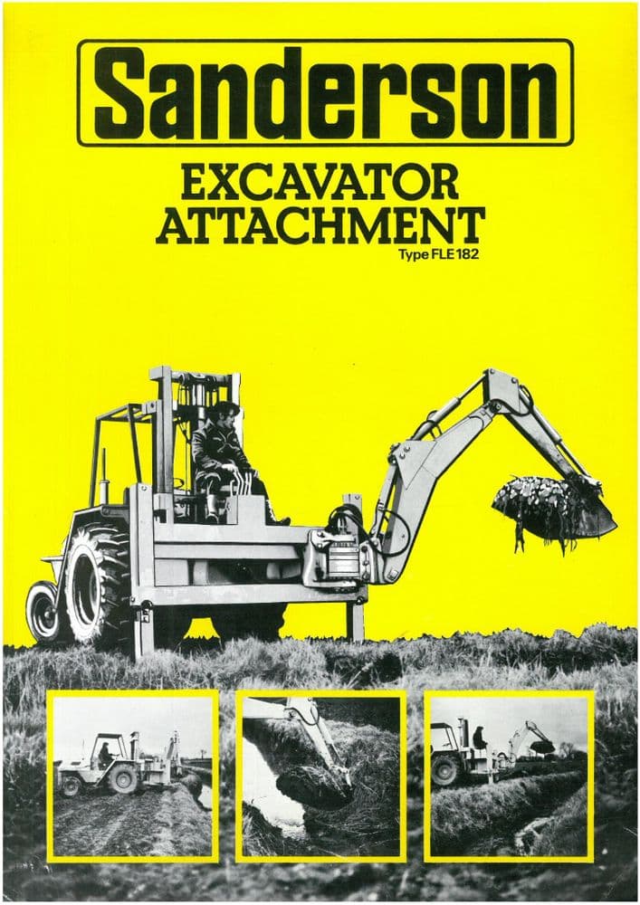 Sanderson Excavator Attachment Brochure