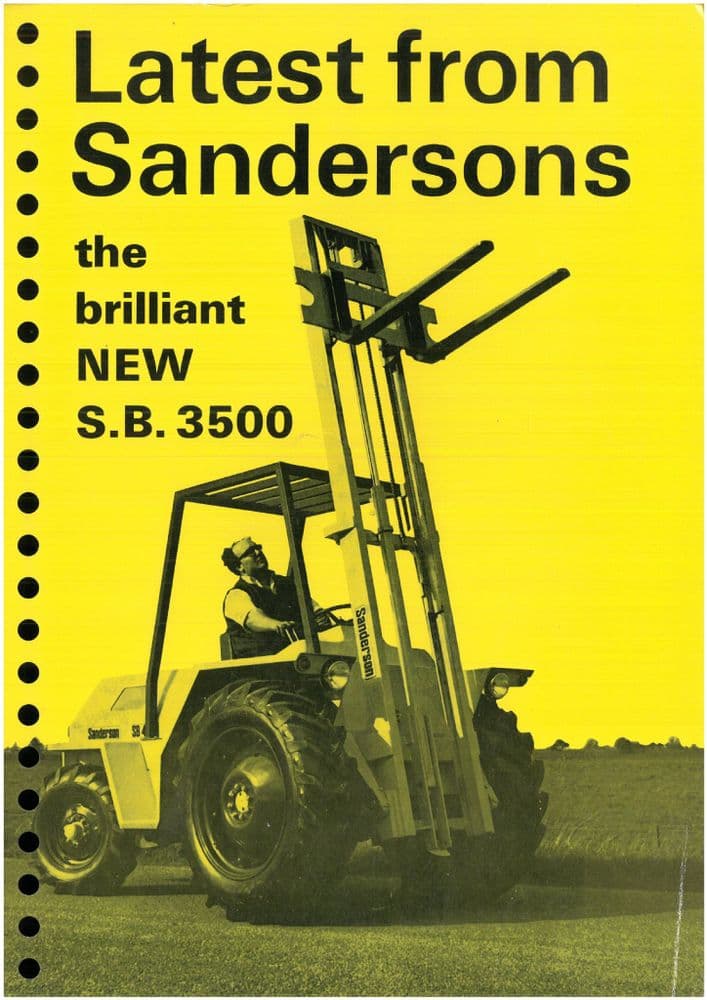 Sanderson Rough Terrain Forklift Truck SB3500 Brochure - SB 3500
