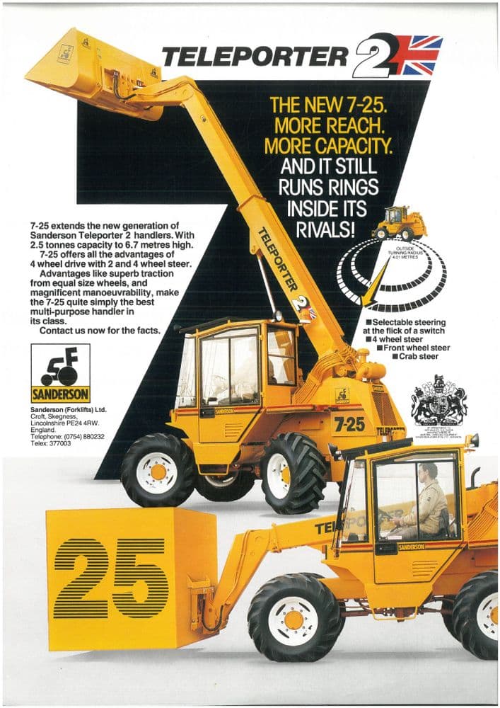 Sanderson Teleporter 7-25 Brochure