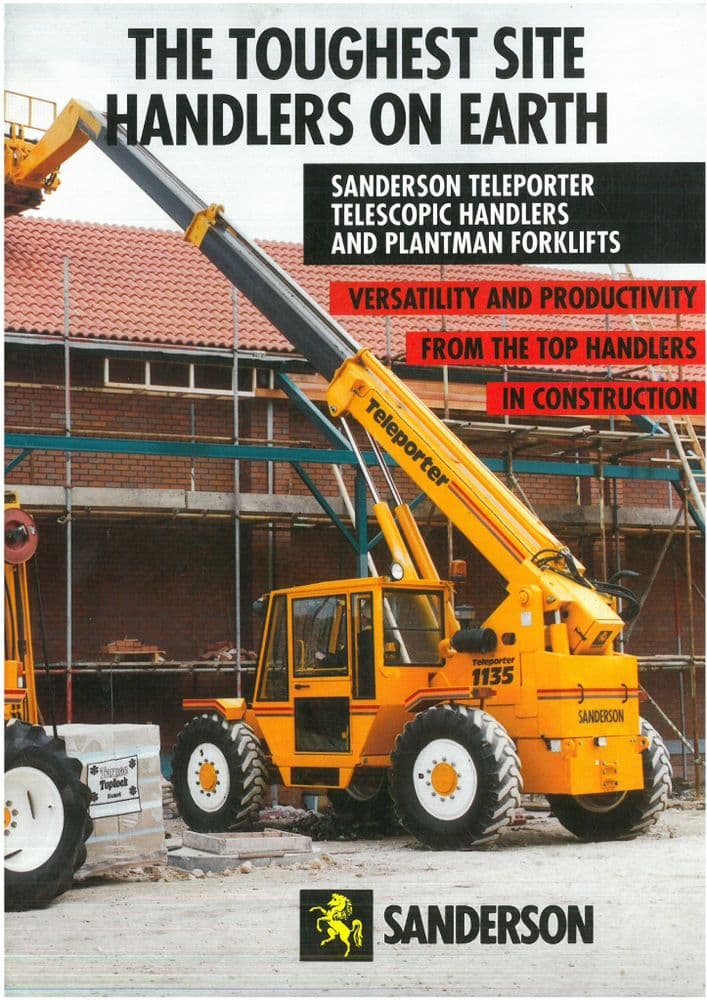 Sanderson Teleporter Telehandler 725c 726 1140 & Plantman 26/264 30/304 ...