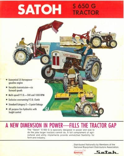 Satoh Tractor Brochures