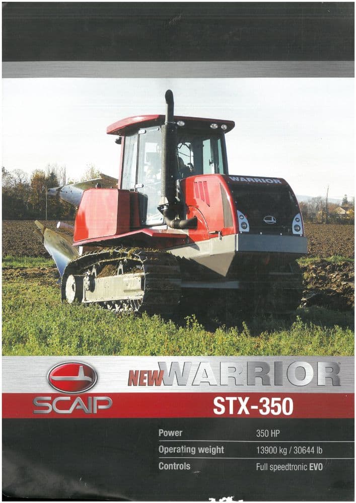 Scaip Crawler Tractor Warrior STX350 Brochure - STX 350