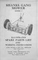 Shanks Gang Mower - Model 9 Operators Manual