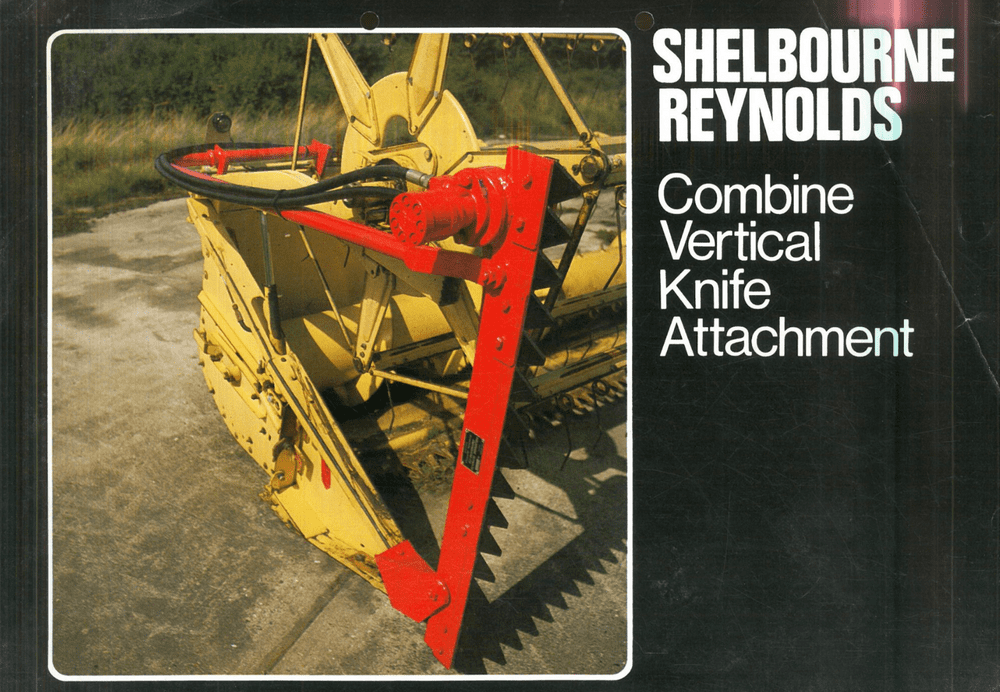 Shelbourne Reynolds Combine Vertical Knife Attachment Brochure